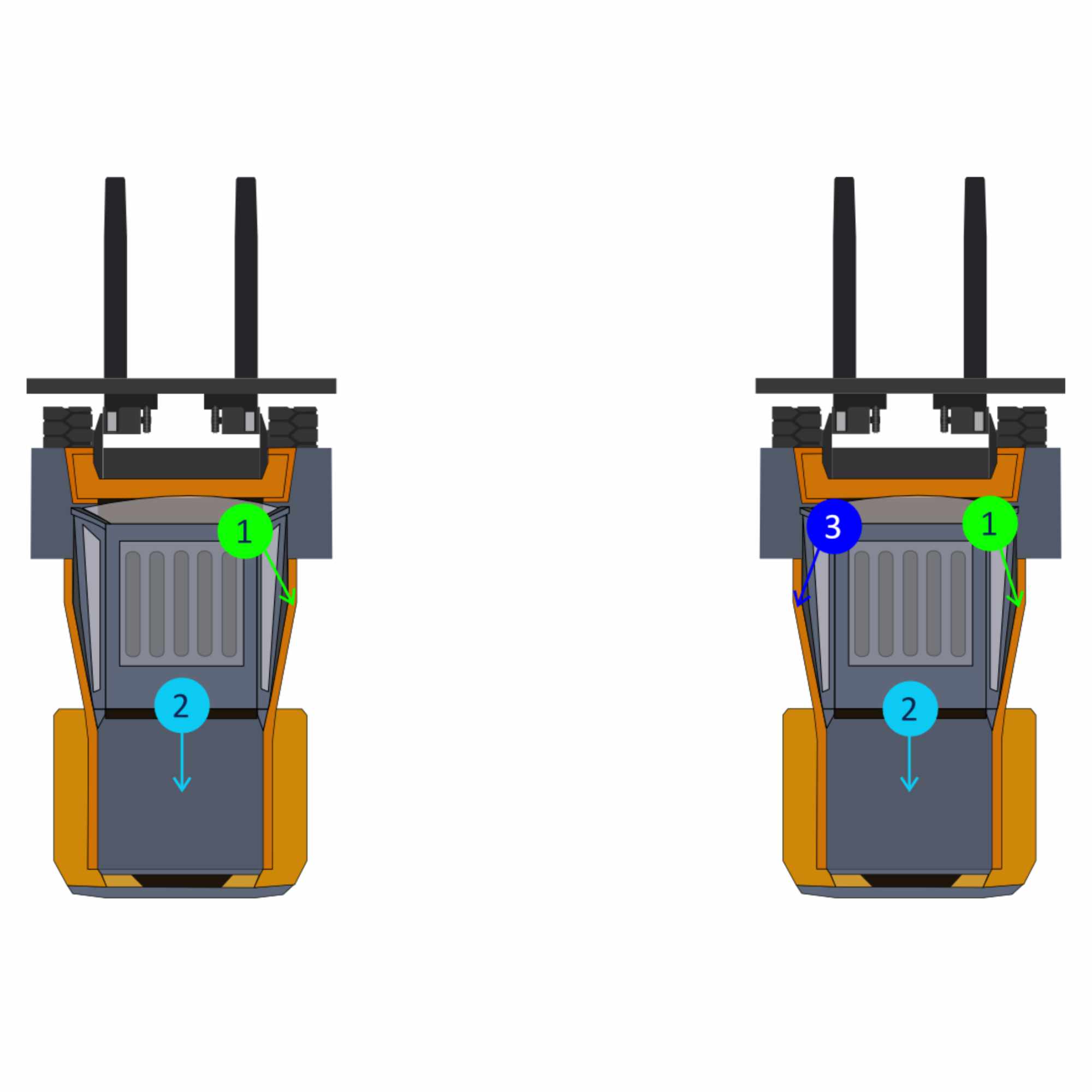 Forklift safety system from workwarn
